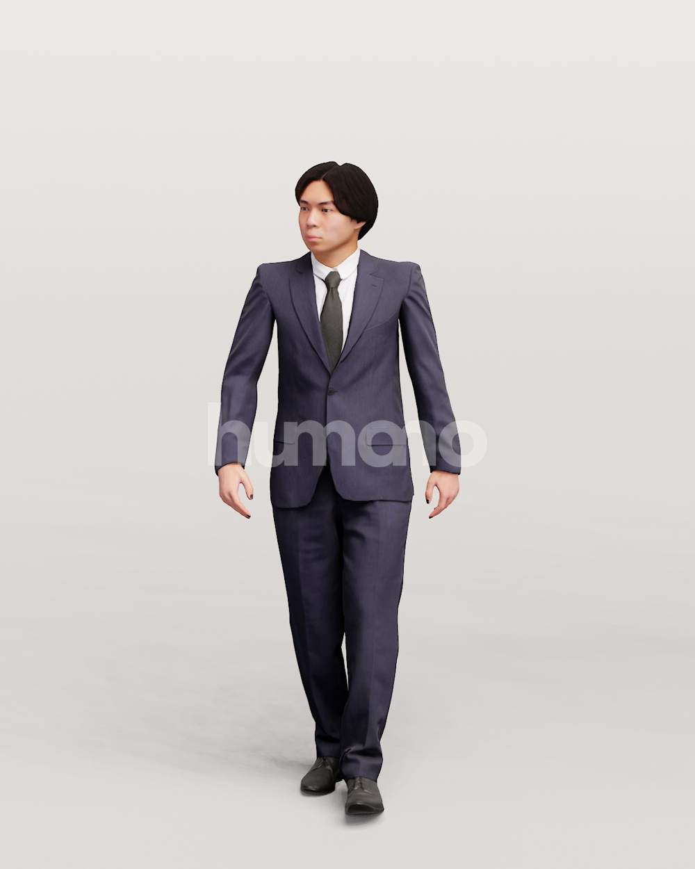 Animated 041-1873 W5 Man Walking – Humano 3D – 3d People Collections