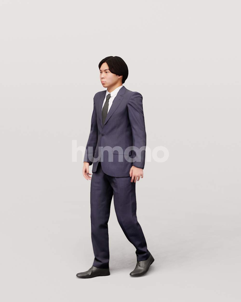 Animated 041-1873 W5 Man Walking – Humano 3D – 3d People Collections