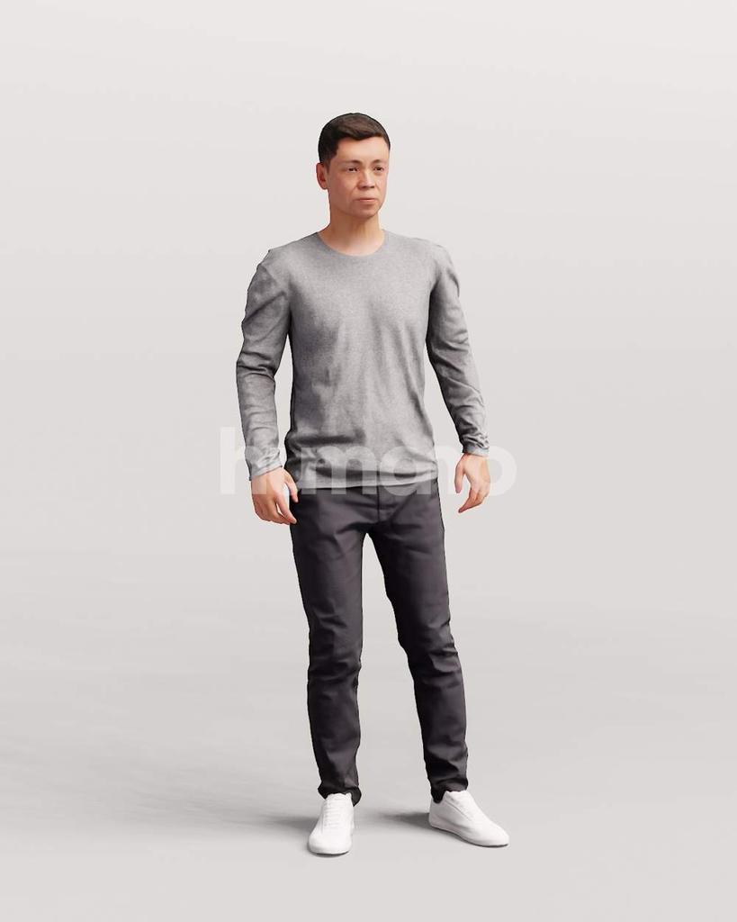 Animated Free Model – Humano 3D – 3d People Collections