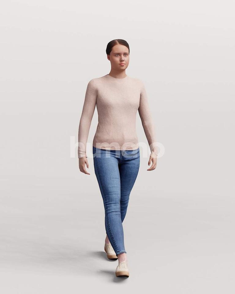 Animated Free Model – Humano 3D – 3d People Collections