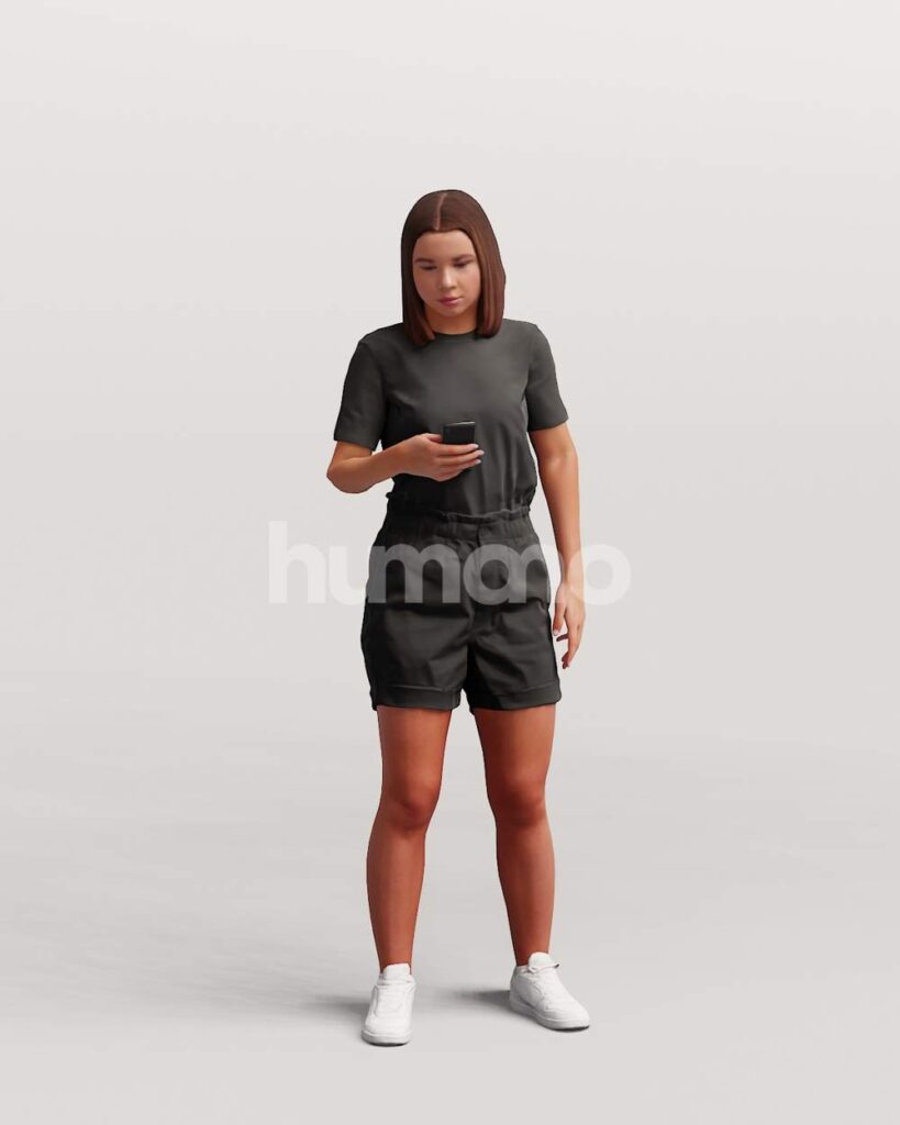 Animated Free Model – Humano 3D – 3d People Collections