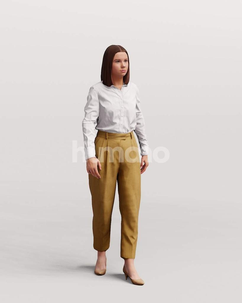 Animated 045-3745 W5 Woman Walking – Humano 3D – 3d People Collections