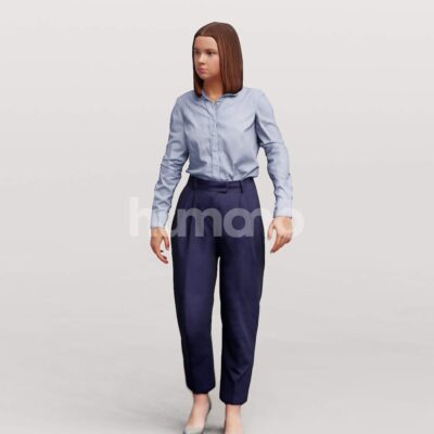 Animated Free Model – Humano 3D – 3d People Collections
