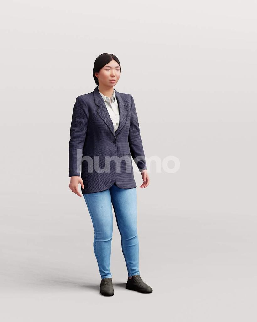 Animated Free Model – Humano 3D – 3d People Collections