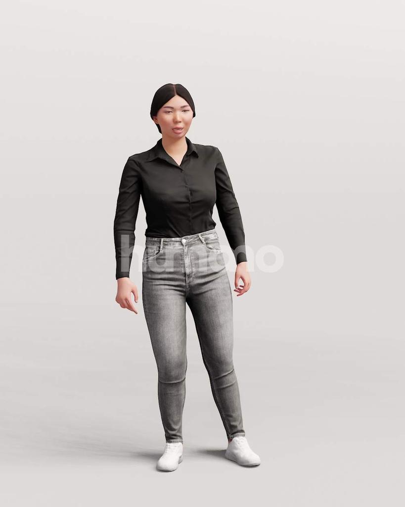 Animated Free Model – Humano 3D – 3d People Collections