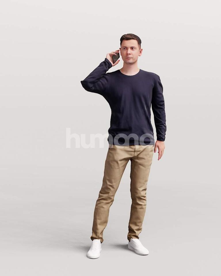 Animated Free Model – Humano 3D – 3d People Collections