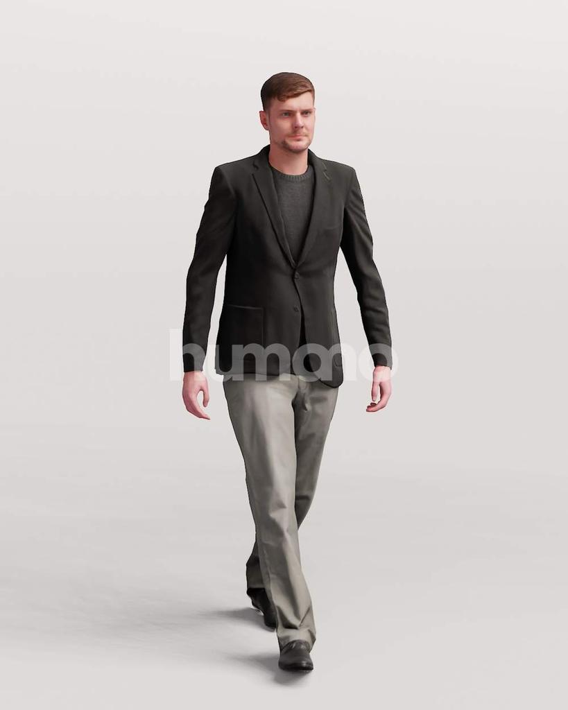 Animated Free Model – Humano 3D – 3d People Collections