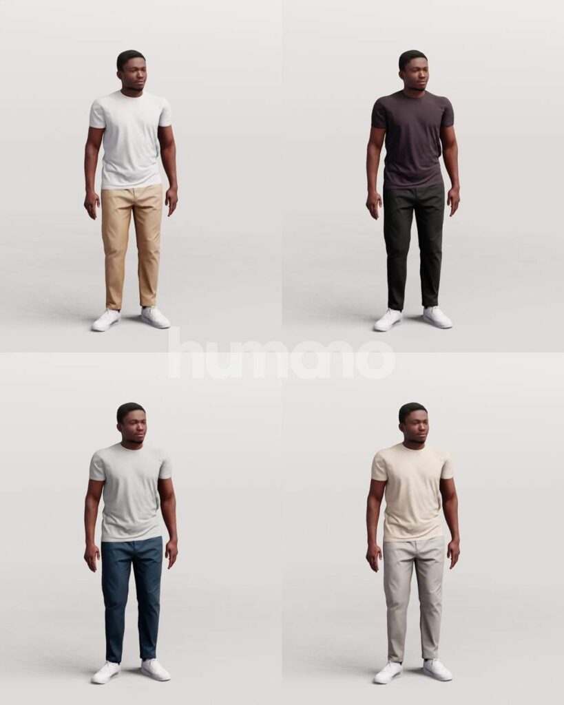 Animated 064-4874 SI2 Man Standing Idle – Humano 3D – 3d People Collections