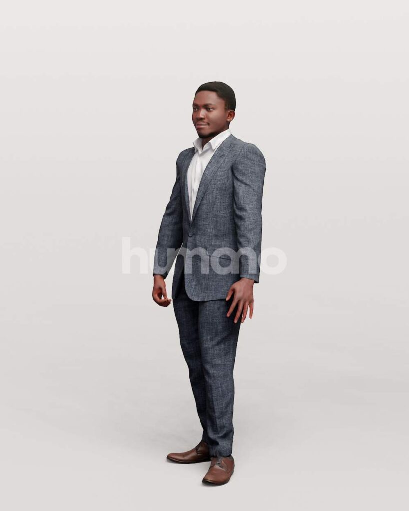 Animated 064-4957 ST2 Man Standing Talking – Humano 3D – 3d People ...