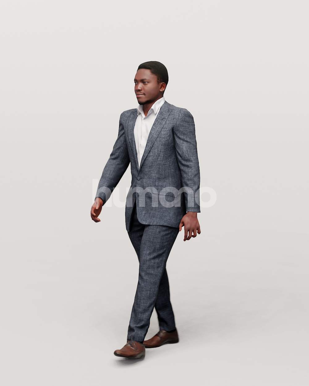 Animated 064-4957 W1 Man Walking – Humano 3D – 3d People Collections