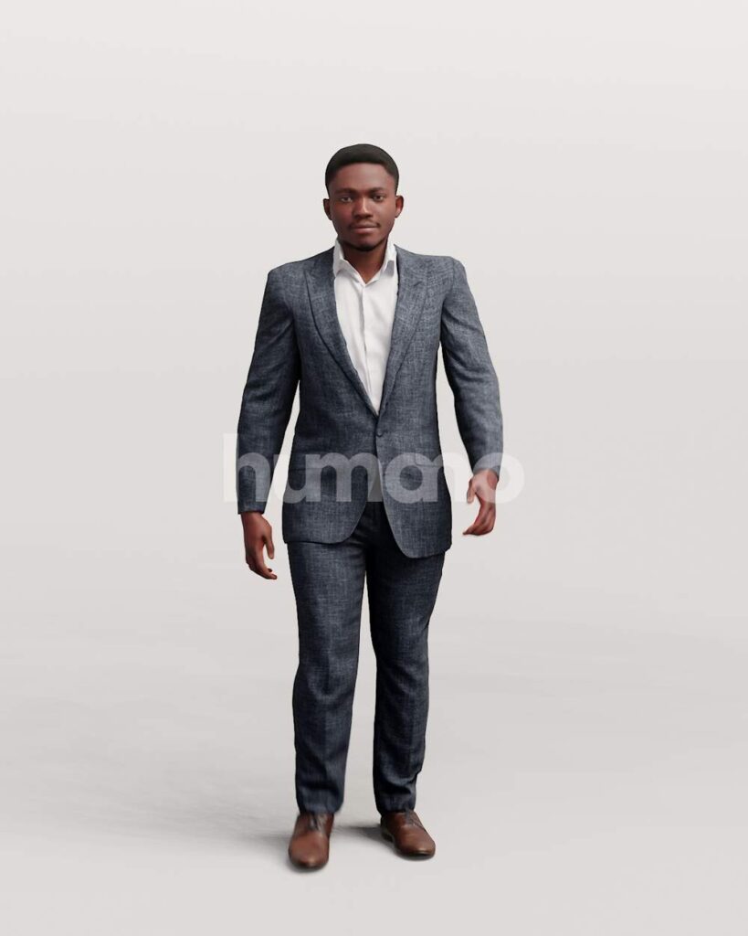 Animated 064-4957 W1 Man Walking – Humano 3D – 3d People Collections