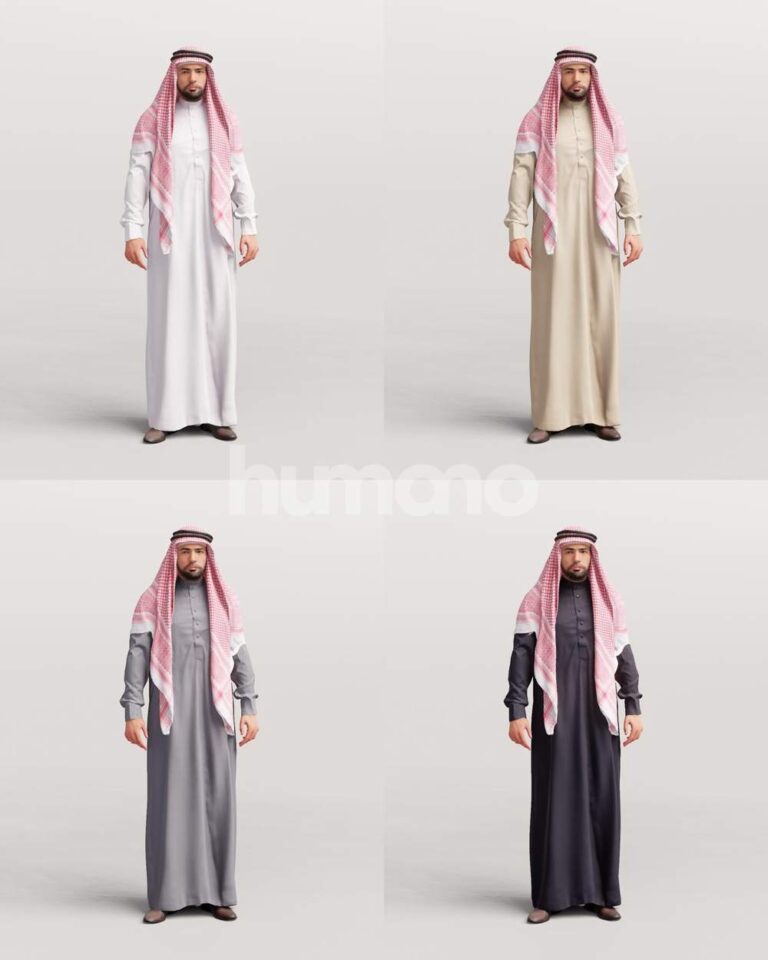 Animated 068-5965 SI1 Man Standing Idle – Humano 3D – 3d People Collections