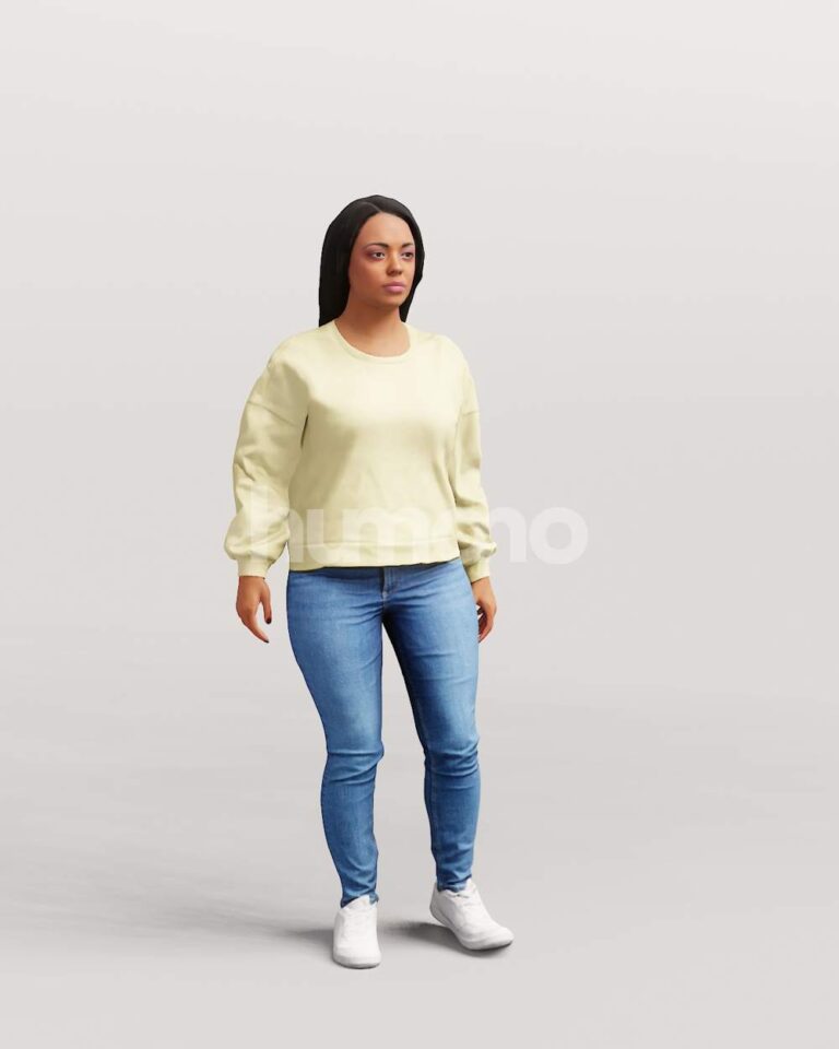Animated Free Model – Humano 3D – 3d People Collections