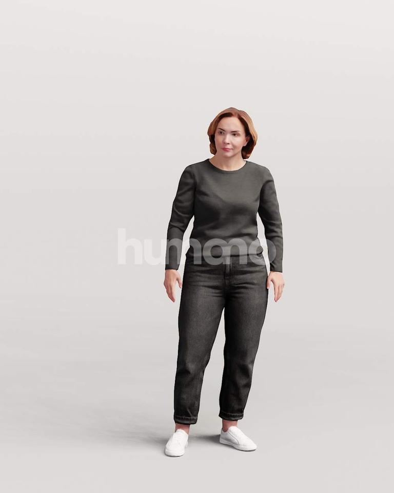 Animated Free Model – Humano 3D – 3d People Collections