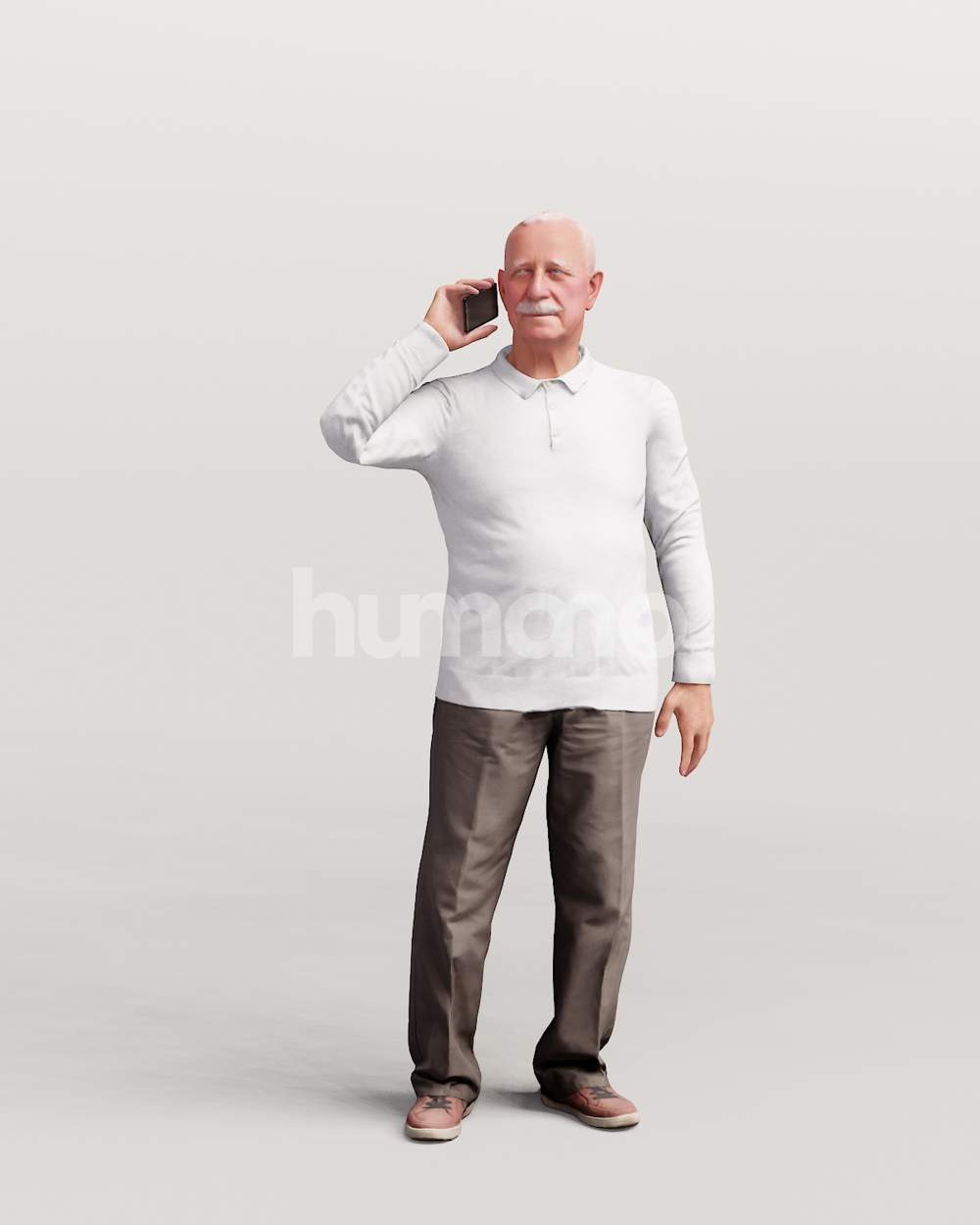 Animated 041-1873 W5 Man Walking – Humano 3D – 3d People Collections