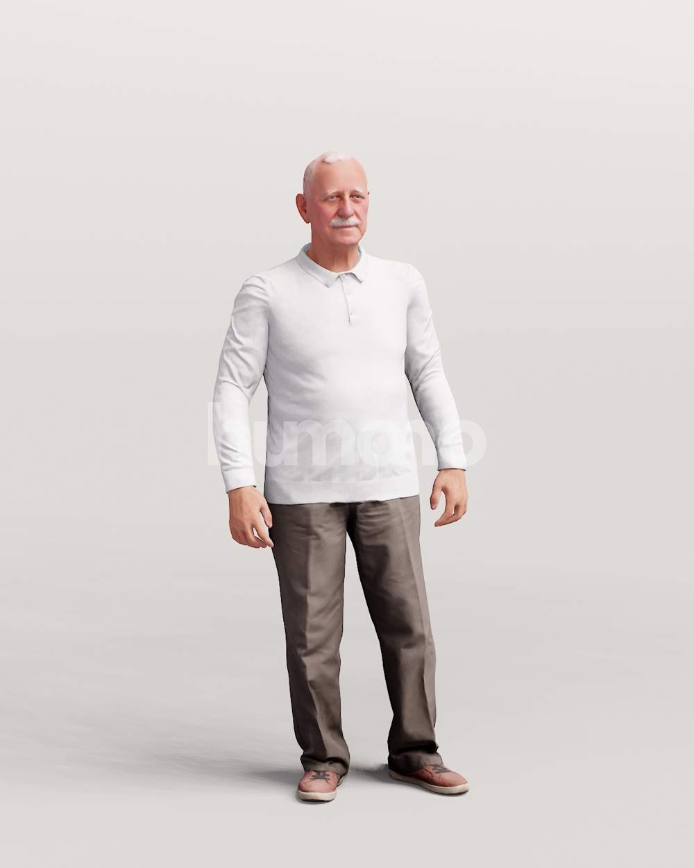 Animated 101-1499 SM3 Man Moving Around – Humano 3D – 3d People Collections