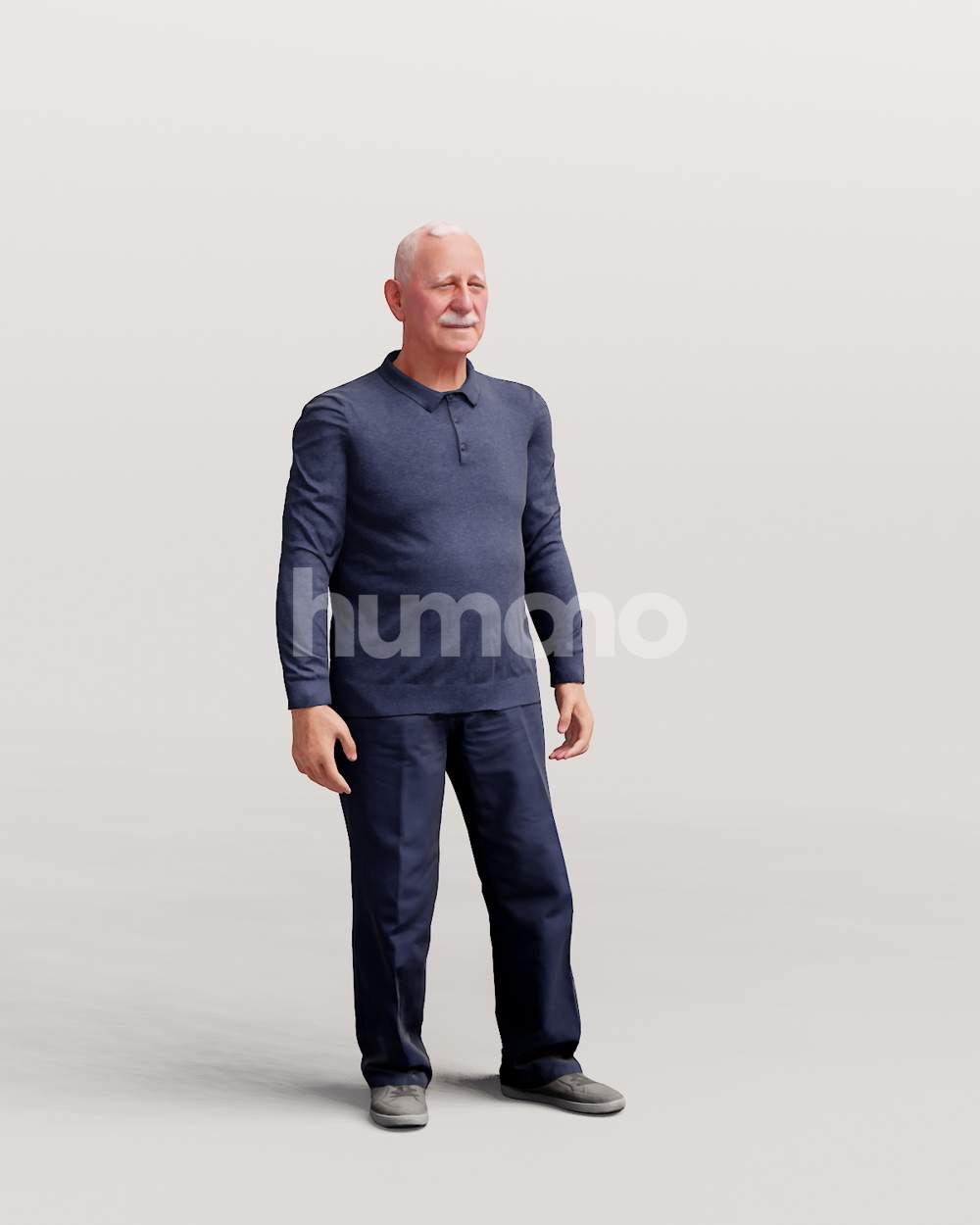Animated 101-1499 ST5 Man Standing Talking – Humano 3D – 3d People ...