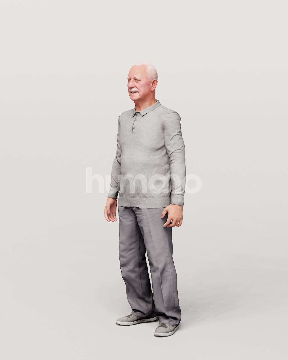 Animated 101-1499 ST5 Man Standing Talking – Humano 3D – 3d People ...