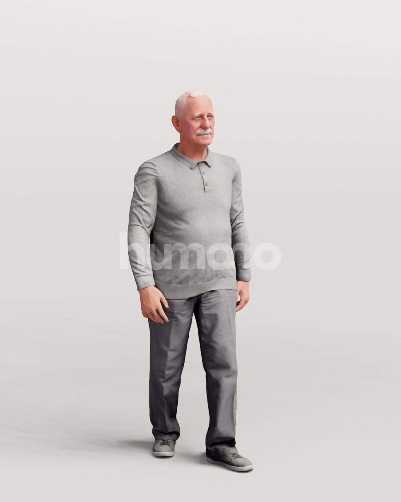 Animated Free Model – Humano 3D – 3d People Collections