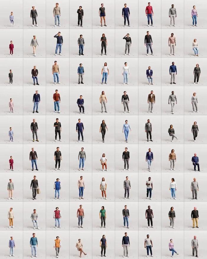 Animated – Humano 3D – 3d People Collections