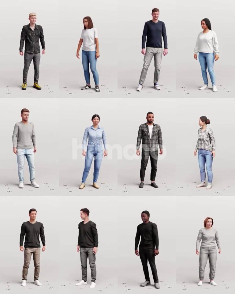 Animated 3d People – Humano 3D – 3d People Collections