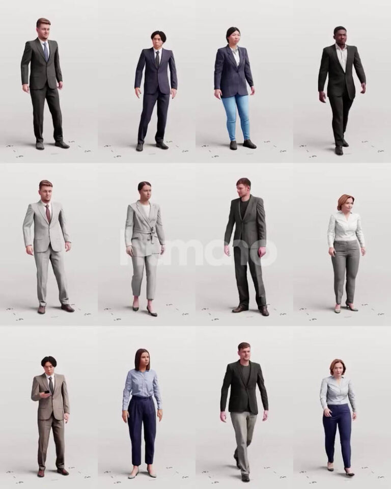 Animated 3d People – Humano 3D – 3d People Collections