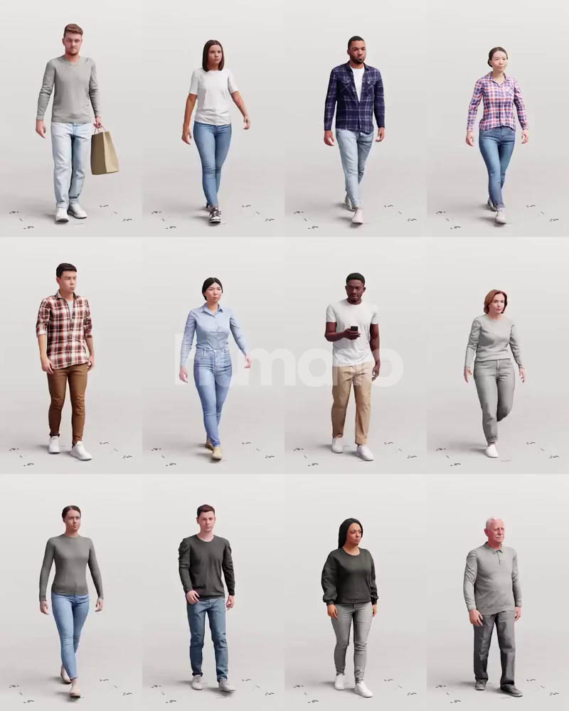 Animated 3d People – Humano 3D – 3d People Collections