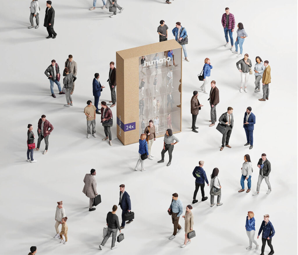 2603 | Aerial – Humano 3D – 3d People Collections