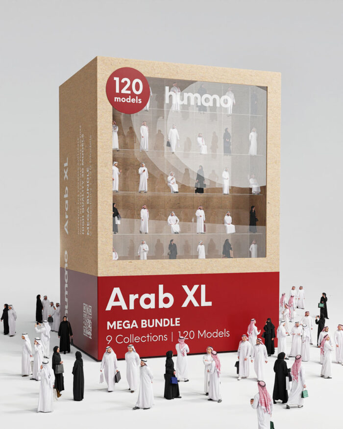Mega Bundles Posed 3D People – Humano 3D – 3d People Collections