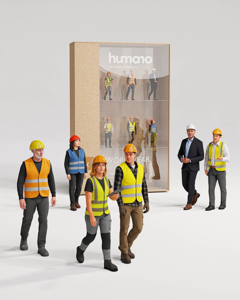 Posed Collections 3d People – Humano 3D – 3d People Collections