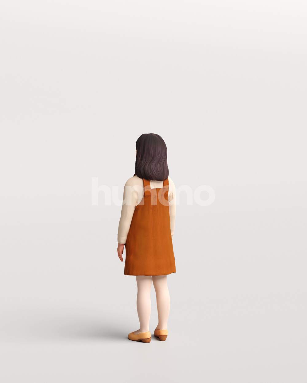 Posed 2609-001 Girl – Humano 3D – 3d People Collections